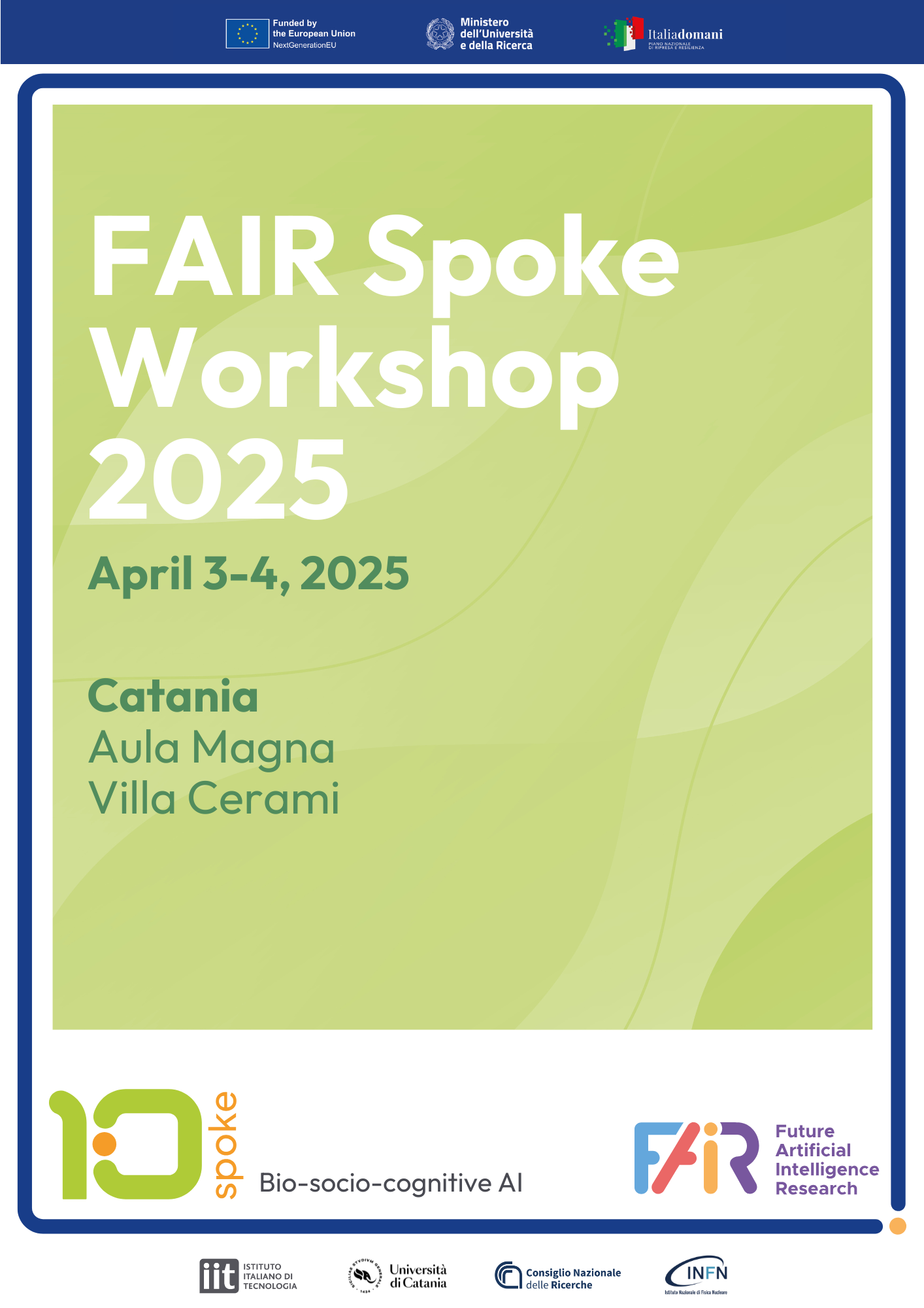 Workshop FAIR 2025 - Spoke 10 - Fondazione FAIR